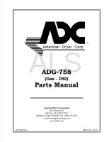 Diagrams, Parts and Manuals for American Dryer ADG-758 Dryer