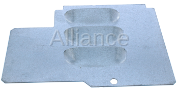 Unimac #D510903 Washer/Dryer PLATE,ACCESS COVER-3 LOUVER - Commercial ...