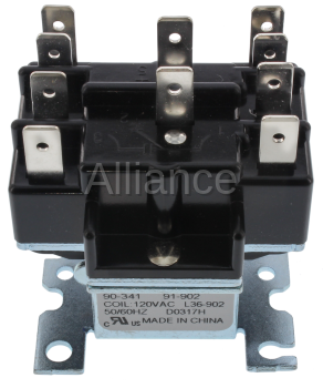 Alliance #M400912P Dryer RELAY 120/50-60-DPDT PACKAGED - Commercial ...